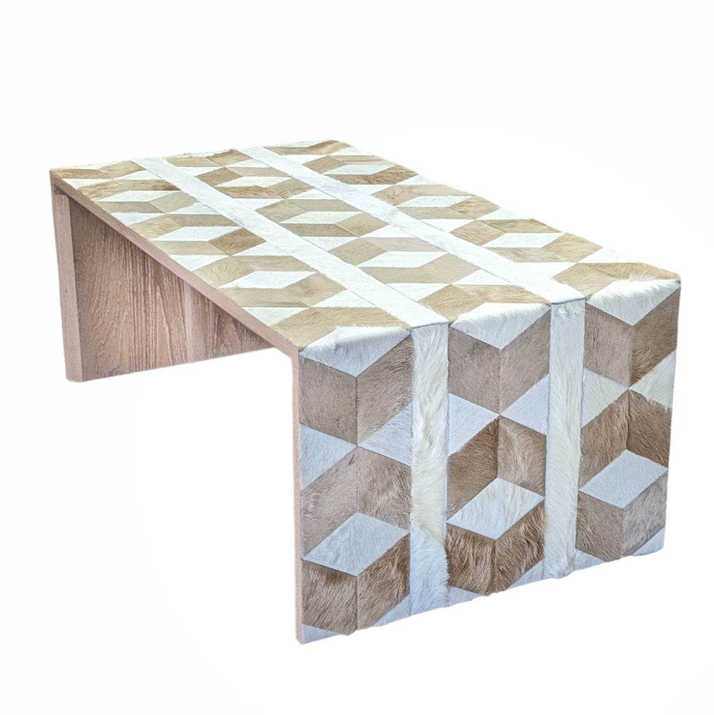 Waterfall Rectangular Cocktail Table - Pellifina Edition – Olive & Wool