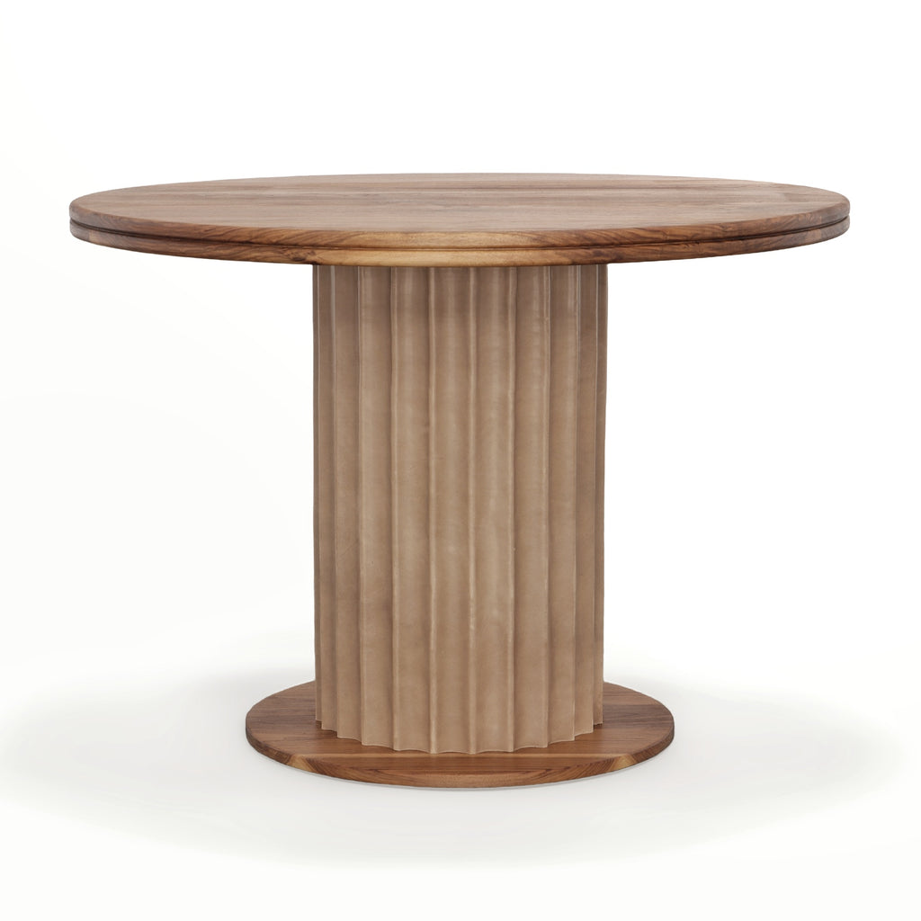 Pantheon 42" Game Table – Olive & Wool