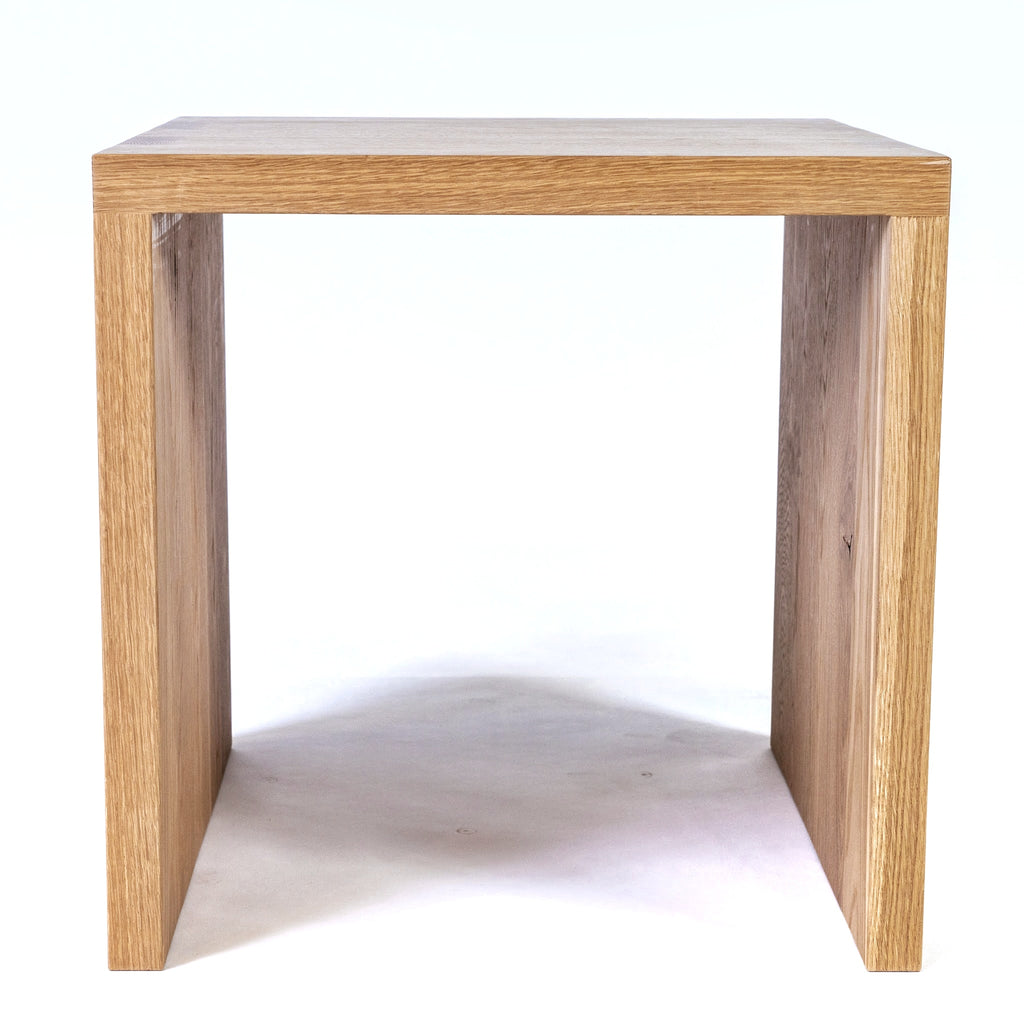 Waterfall Side Table – Olive & Wool