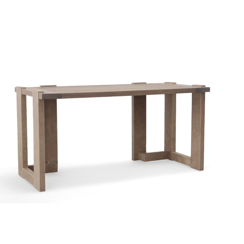 Origins Writing Desk - Leather Legs – Olive & Wool