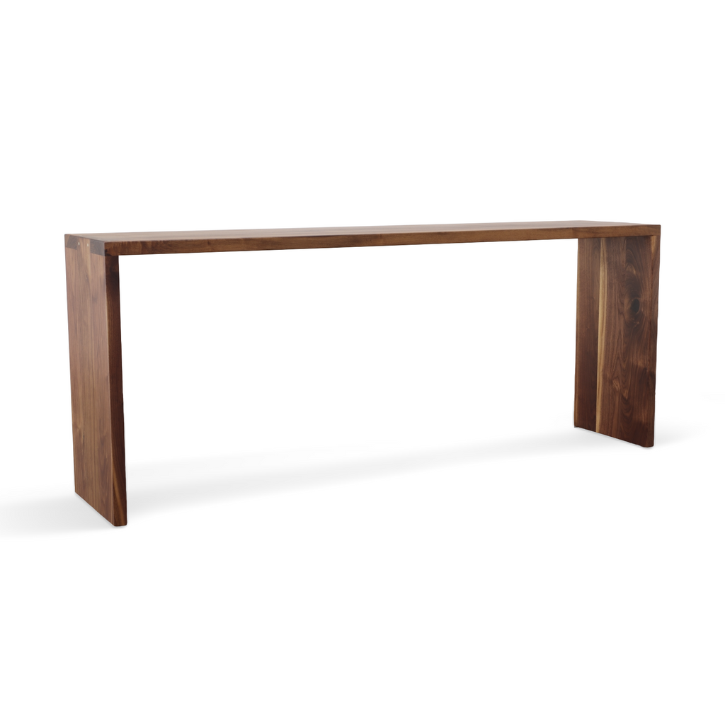 Waterfall Large Console Table – Olive & Wool
